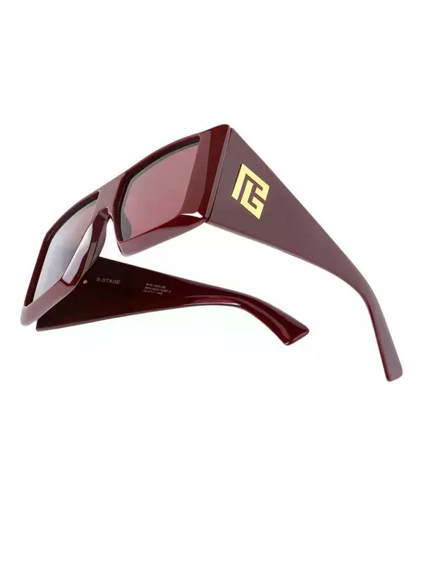 Balmain B-stage Square-frame Sunglasses - Brown