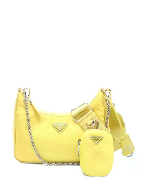 Prada 2005 Re-edition Shoulder Bag - Yellow