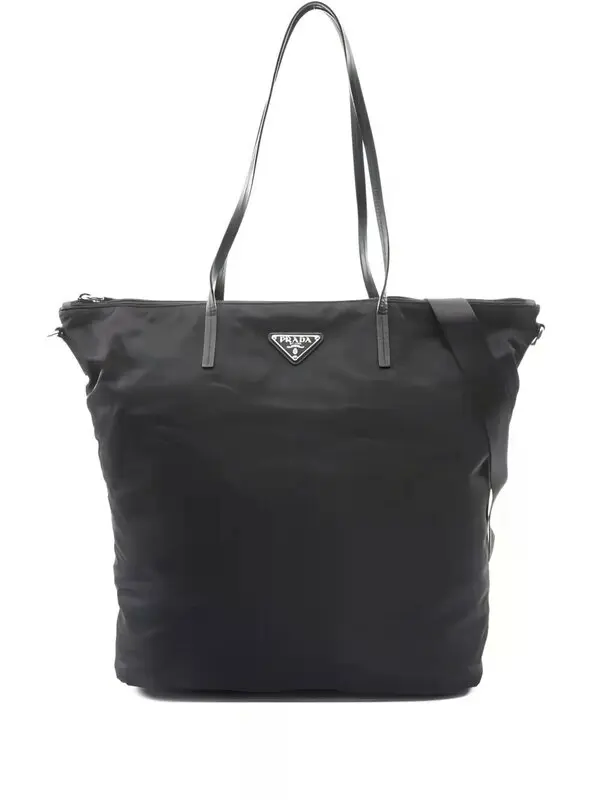 Prada 2010s Zip-fastening Tote Bag
