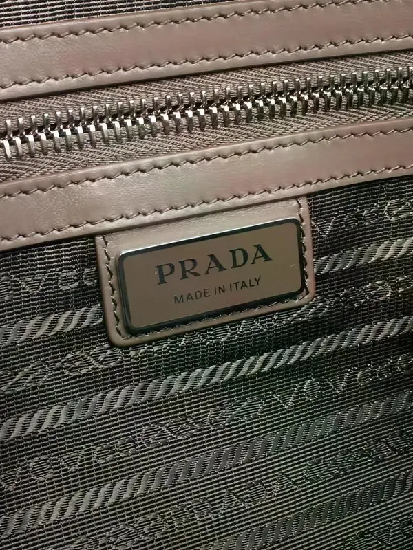Prada Logo-plaque Shoulder Bag
