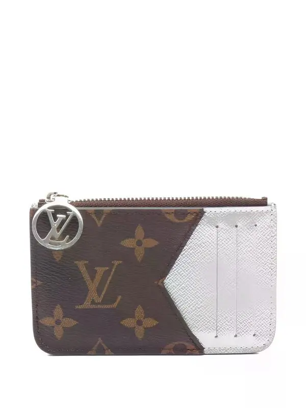 LOUIS VUITTON Monogram-pattern Top-zip Coin Purse - Brown