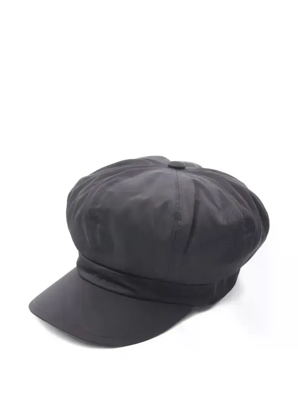 Prada Logo Plate Cap - Black