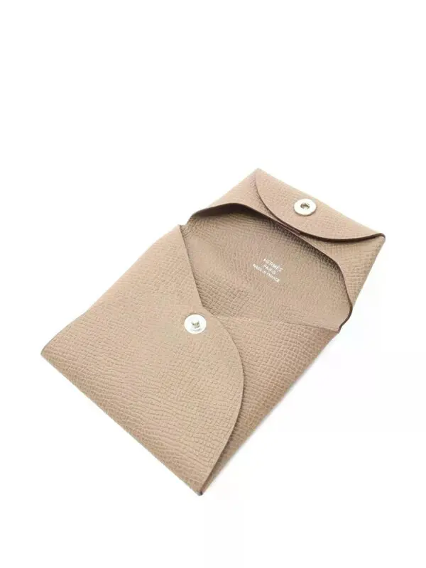 Hermès 2024 Bastia Coin Purse - Neutrals