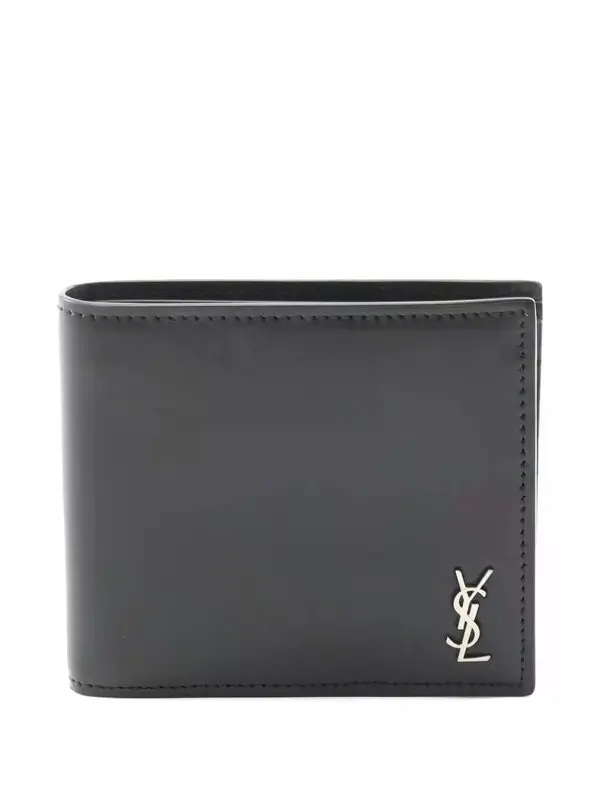 Saint Laurent Cassandre Bi-fold Wallet - Black