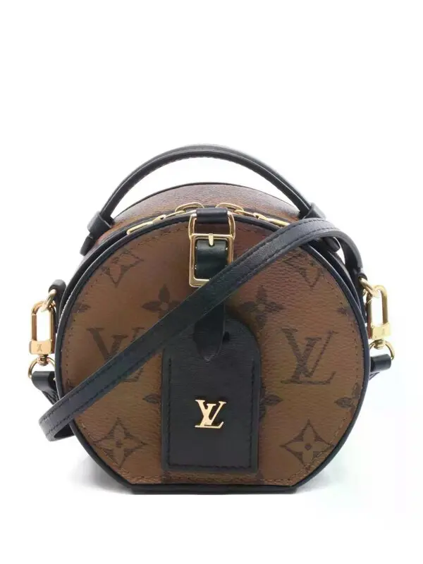LOUIS VUITTON 2021 Mini Monogram Round Handbag