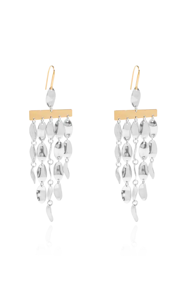 Isabel Marant Brass Cascade Earrings - Silver