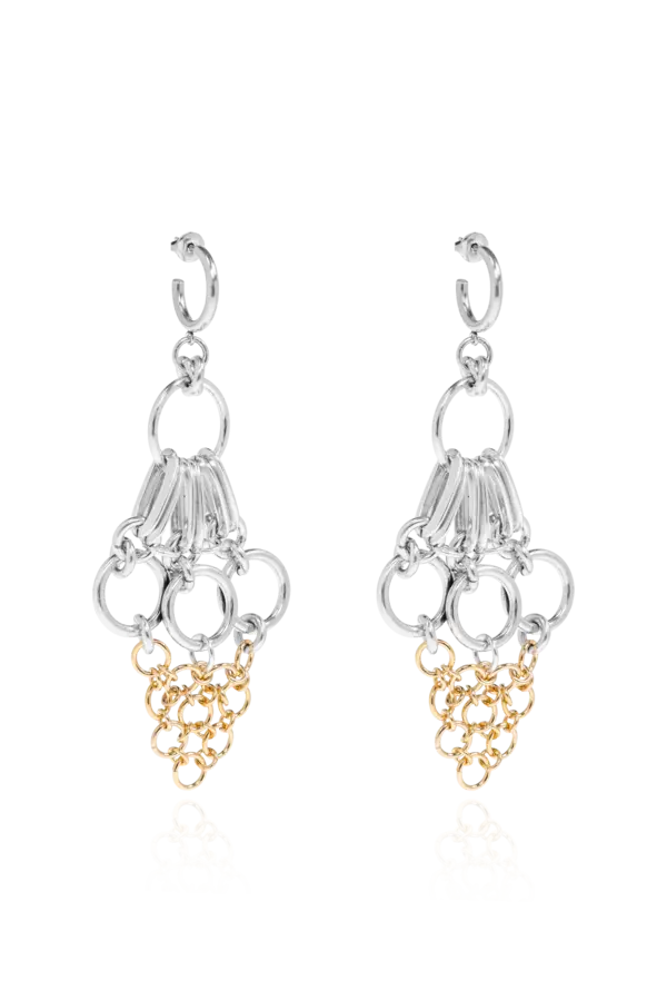 Isabel Marant Brass Earrings - Silver