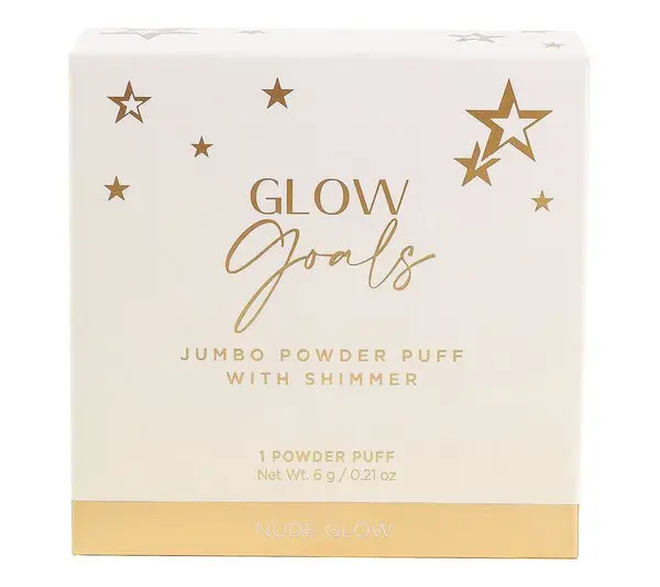 LWYA BY KIM GRAVEL Glow Goals Jumbo Powder Puff With Shimmer - One-color