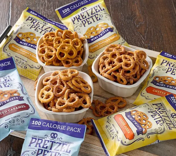 PRETZEL PETE Mini Twists Single Serve Pretzel Bags