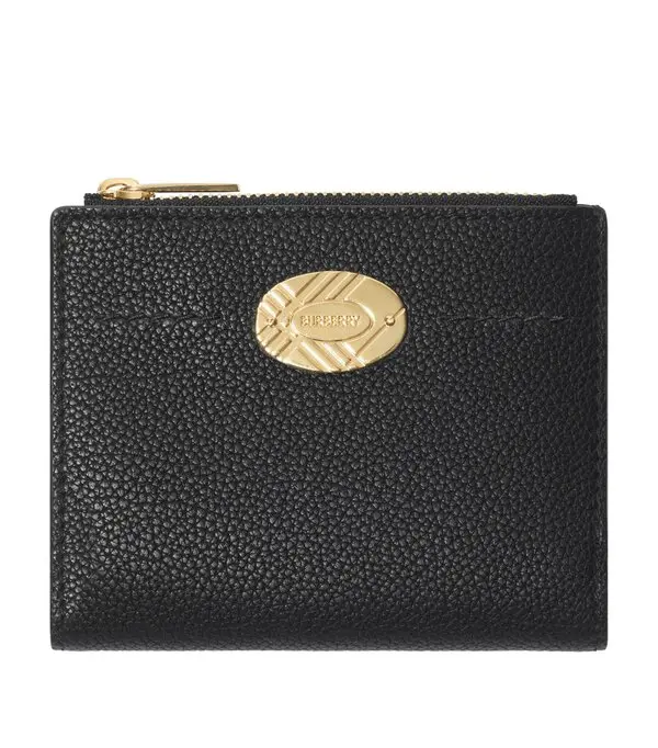 Burberry Leather Cotswolds Bifold Wallet - Black