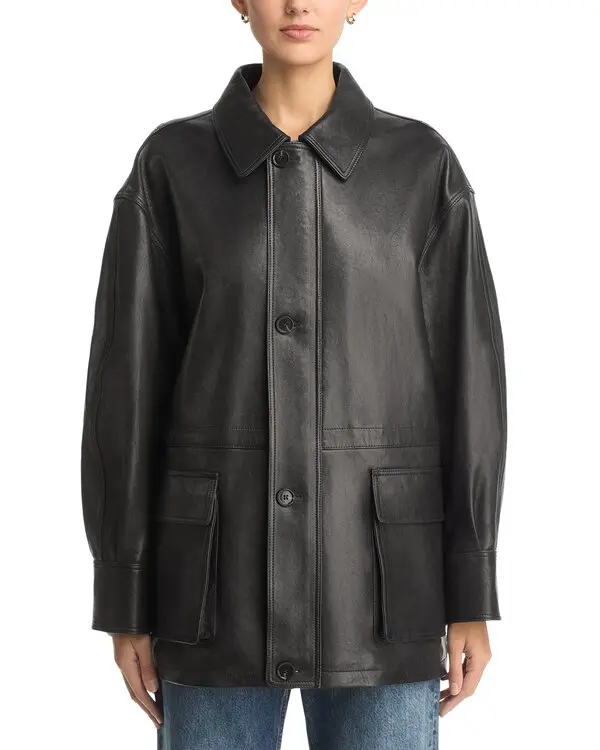 ARMA Maeve Leather Jacket - Black