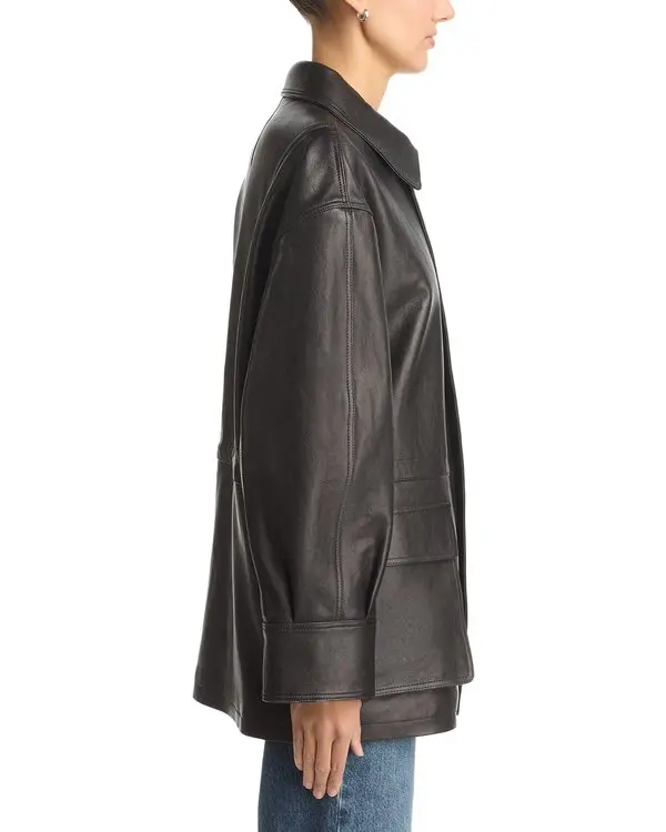 ARMA Maeve Leather Jacket - Black