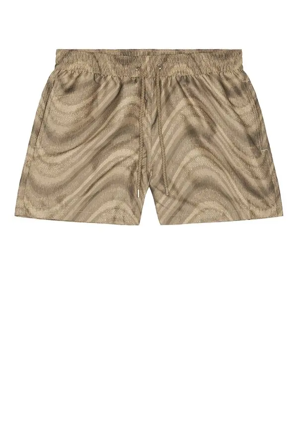 Frescobol Carioca Rio Jacquard Fibra Swim Short - Khaki