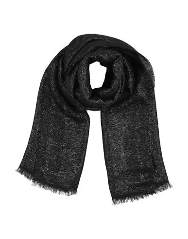 Emporio Armani Scarf Modal, Textile Fibers, Lambswool, Viscose, Metallic Fiber - Black