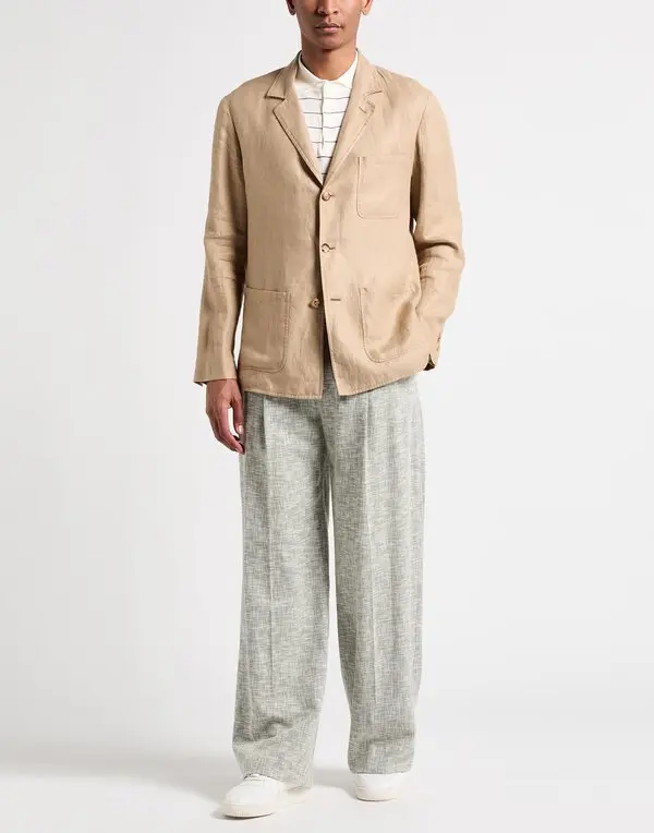 Boglioli Blazer Sand Size Linen