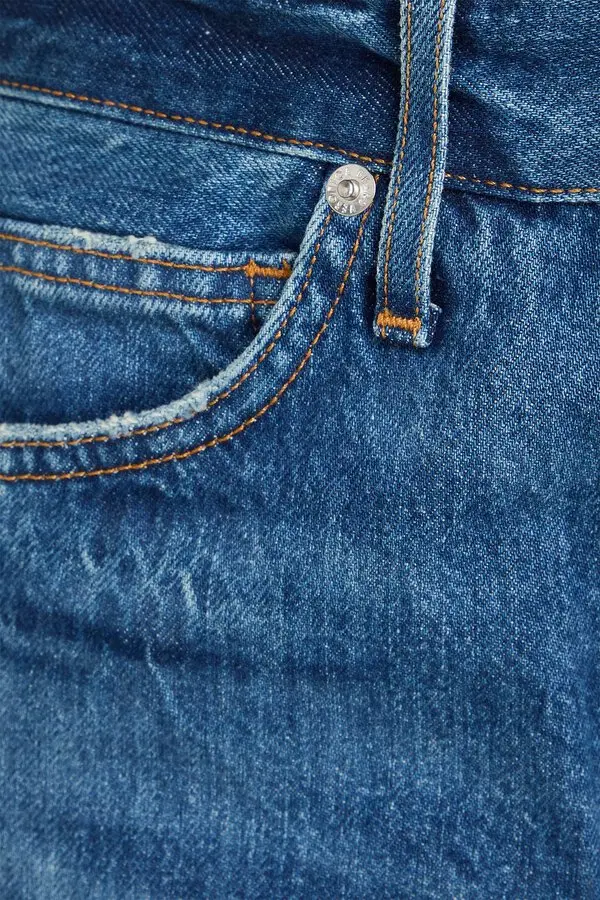 Veronica Beard Ryder High-rise Barrel-leg Jeans - Mid Denim