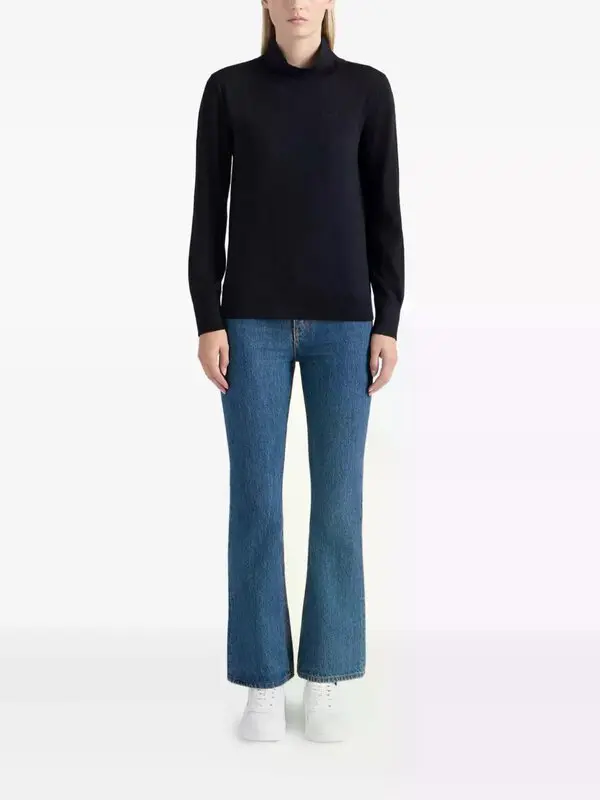 Bally Mock-neck Striped Sweater