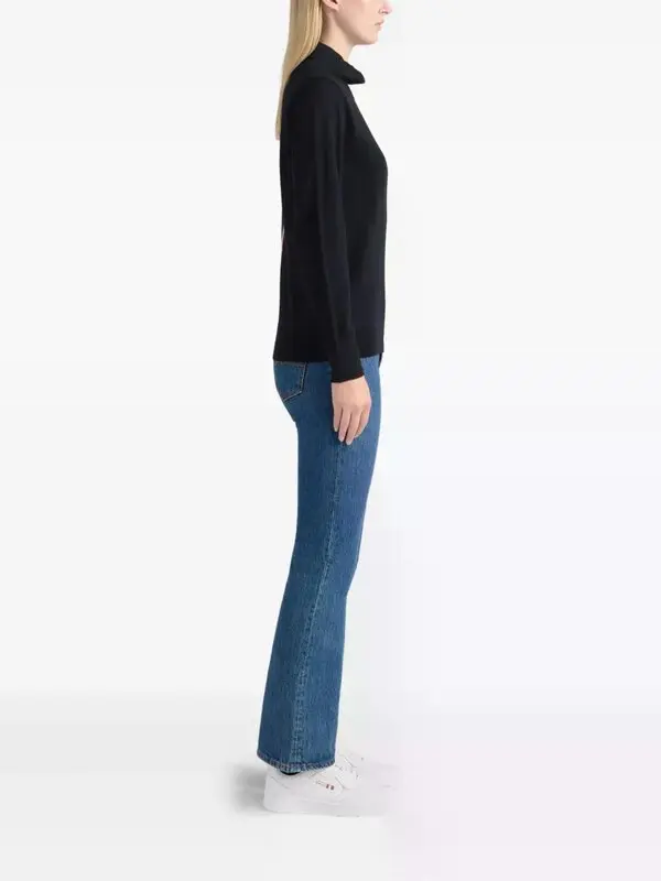 Bally Mock-neck Striped Sweater