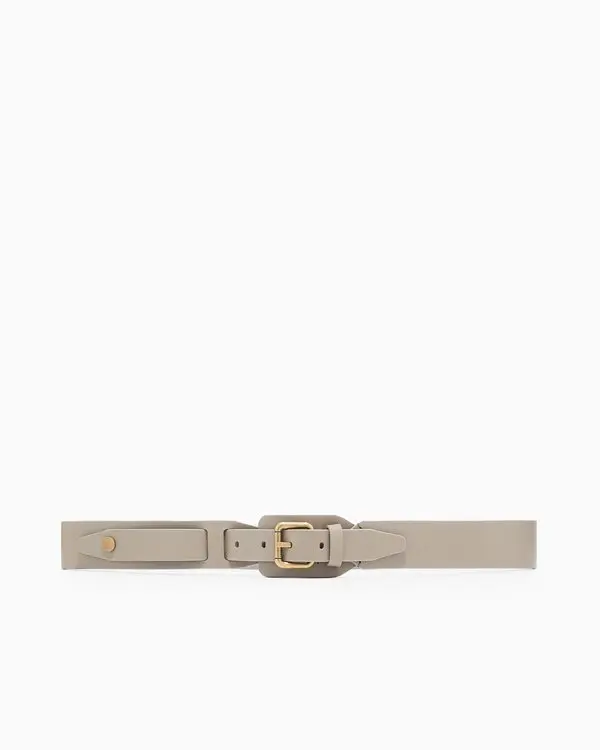 Giorgio Armani Leather Belt With Buckle Cover