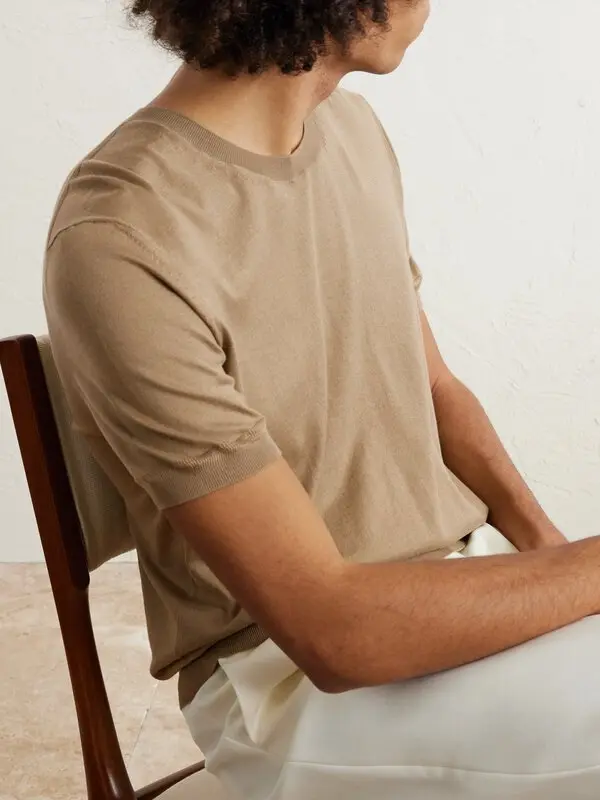 TOM FORD Cotton T-shirt - Neutrals