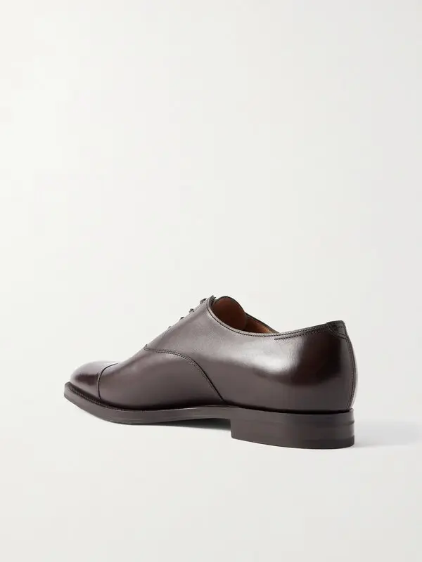 John Lobb City Ii Leather Oxford Shoes