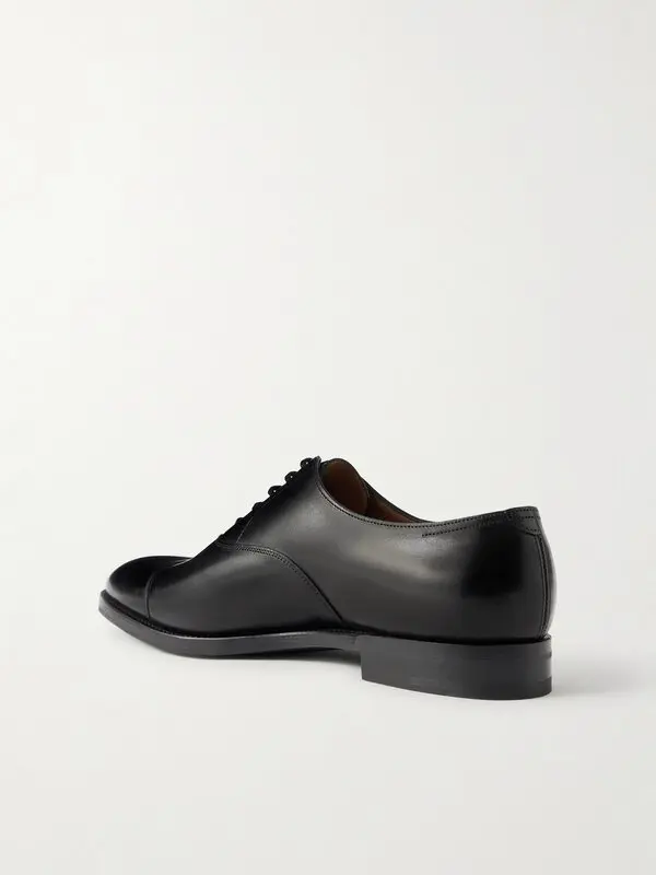 John Lobb City Ii Leather Oxford Shoes