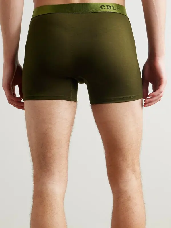 CDLP Three-pack Stretch-tencel™ Lyocell Boxer Briefs - Multi