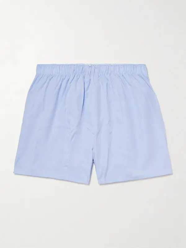 CDLP Tencel™ Lyocell-poplin Boxer Shorts - Blue