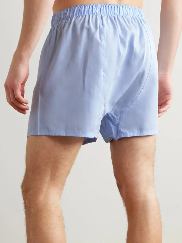 CDLP Tencel™ Lyocell-poplin Boxer Shorts - Blue
