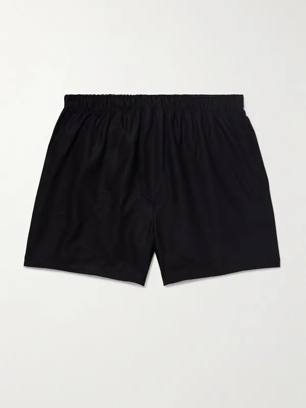 CDLP Tencel™ Lyocell-poplin Boxer Shorts - Black