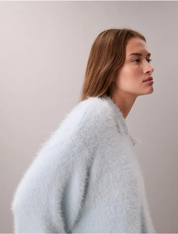 Calvin Klein Relaxed Polo Sweater - Keepsake Blue