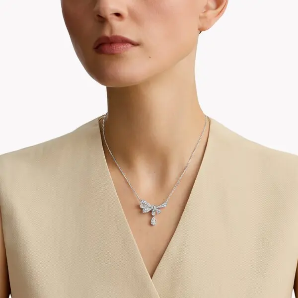 Graff Tilda’s Bow Diamond Drop Pendant