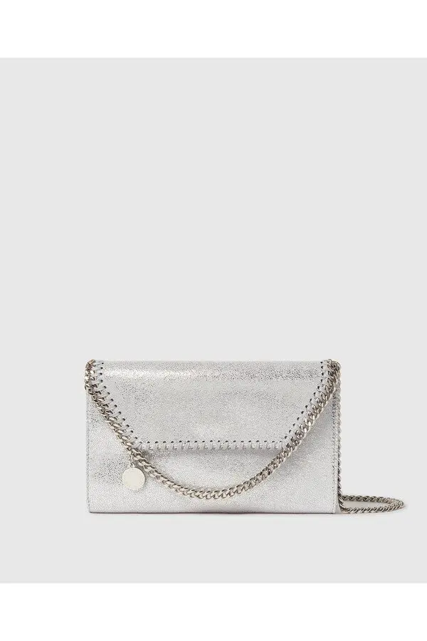 Stella McCartney Falabella Wallet On Chain - Silver