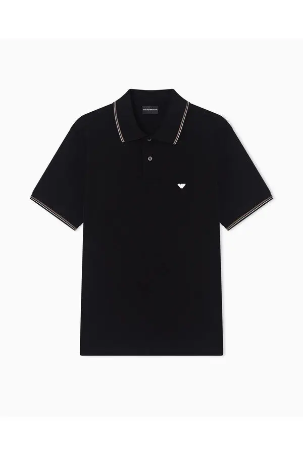 Emporio Armani Polo Shirts - Black