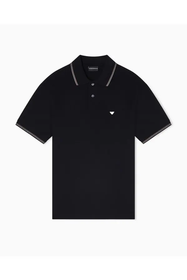 Emporio Armani Polo Shirts - Black