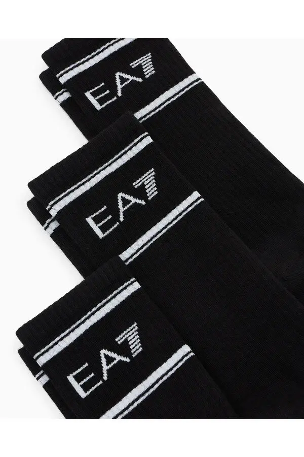 EA7 Dynamic Athlete Crew Socks - Black