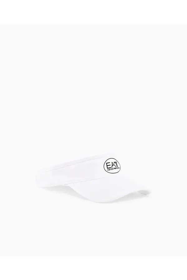 Emporio Armani Tennis Pro Cotton Visor - White