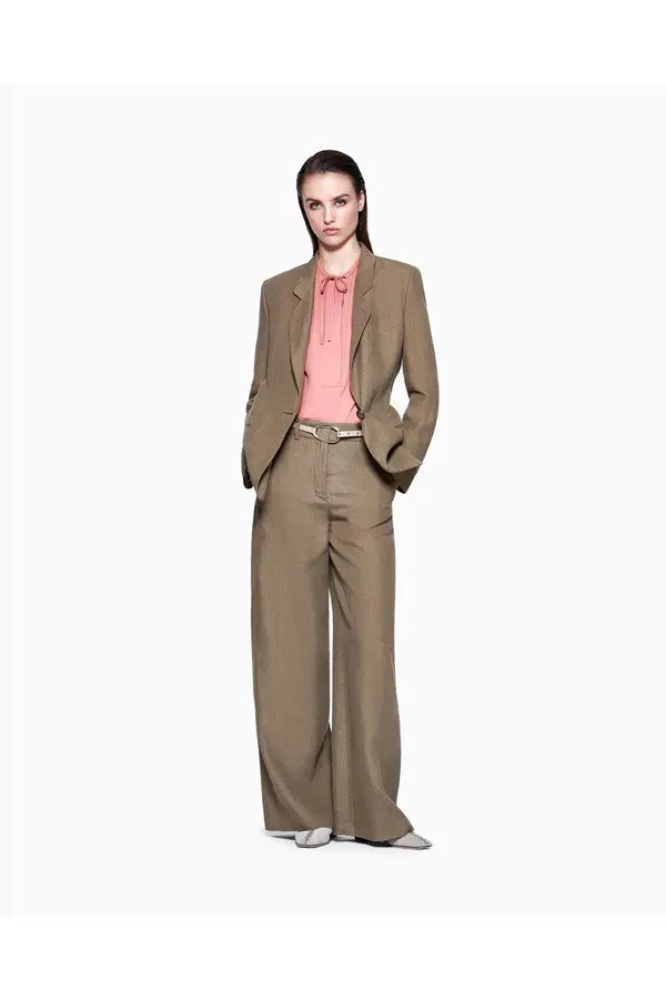Giorgio Armani Triple Silk Georgette Blouse