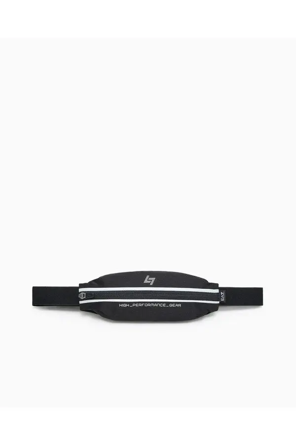 Emporio Armani Technical Fabric Belt Bag - Black