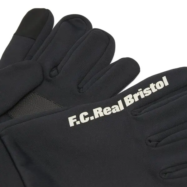 F.C. REAL BRISTOL Stretch Fleece Touch Logo Gloves