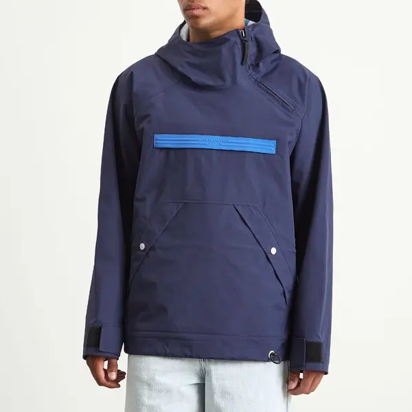 Stone Island Marina 3l Performance Pertex Popover Jacket - Navy Blue