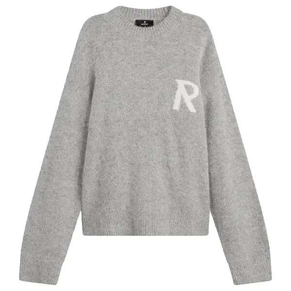 REPRESENT Logo Knit Jumper - Grey