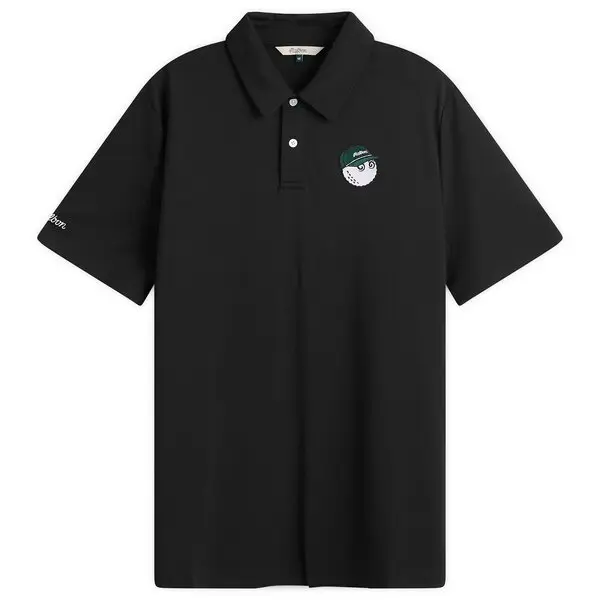 MALBON Fairway Baldwin Polo Shirt - Black