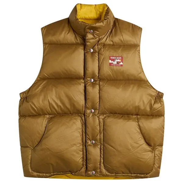 HUMAN MADE Reversible Down Vest - Olive Drab