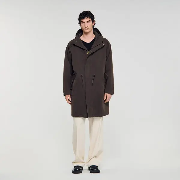 Sandro Military Hooded Parka