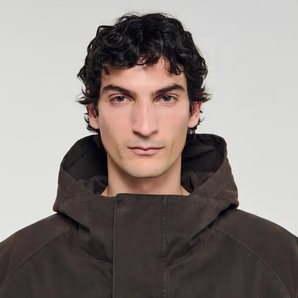 Sandro Military Hooded Parka