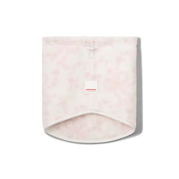 Bogner Arian Fleece Loop Scarf - Pink/off-white
