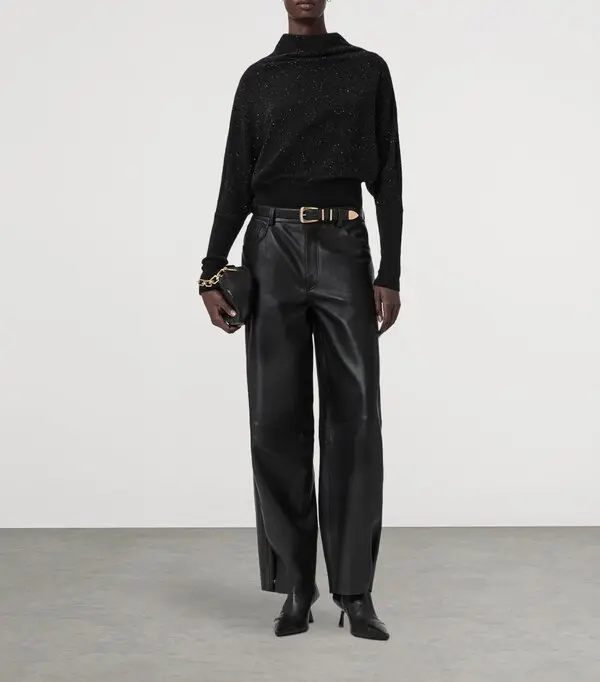 ALLSAINTS Wool-blend Sparkle Ridley Sweater