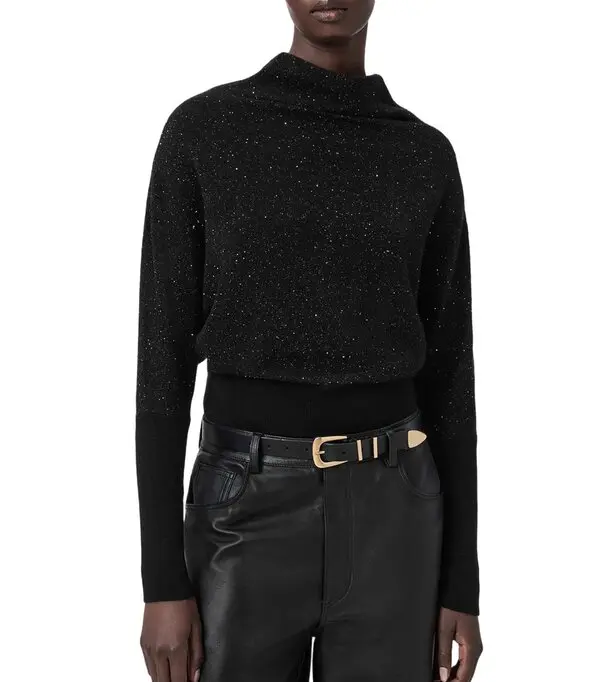 ALLSAINTS Wool-blend Sparkle Ridley Sweater