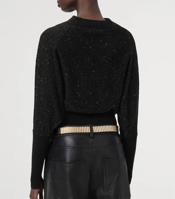 ALLSAINTS Wool-blend Sparkle Ridley Sweater